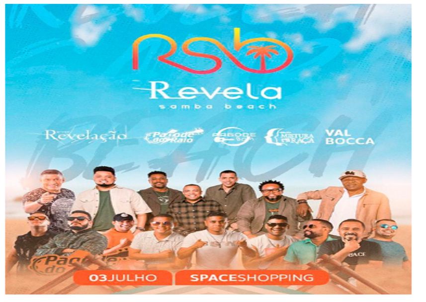 Ingressos disponíveis para o Revela Samba Beach 2022