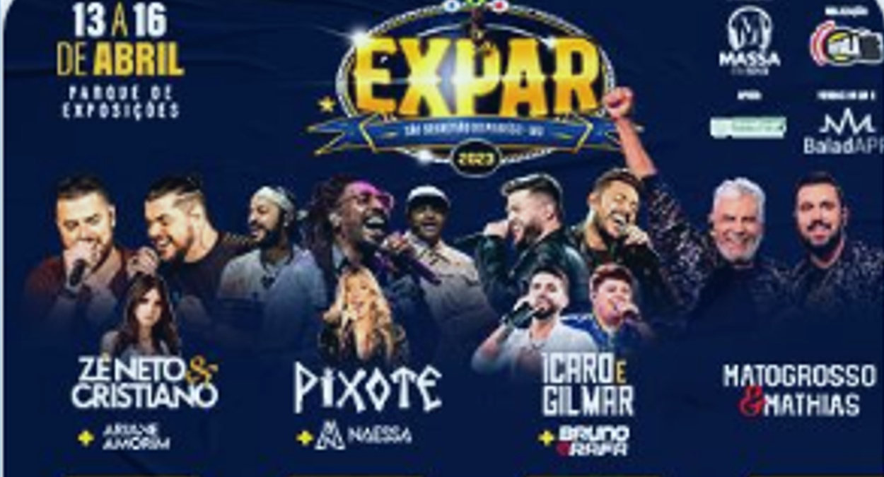 Ingressos para a Expar 2023