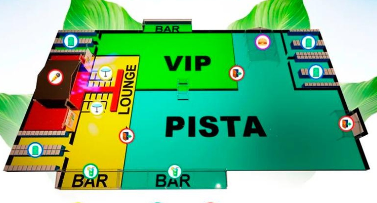 Mapa Samba Festival 2023 (Imagem: Divulgação)