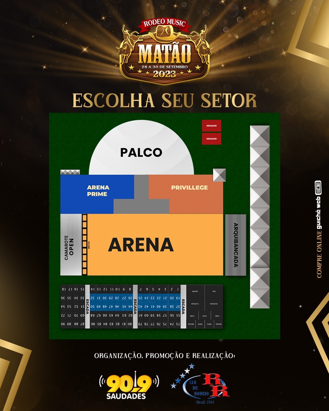 Ingressos para a Festa do Peão de Matão 2023