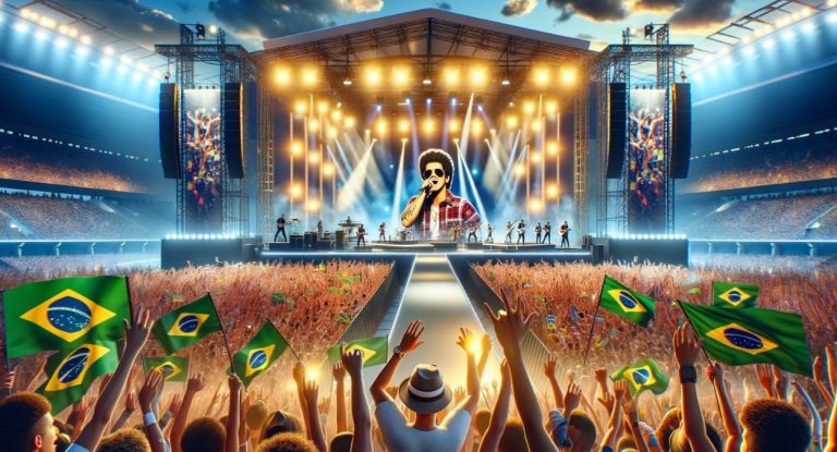 Ingressos para os shows do Bruno Mars no Brasil em 2024
